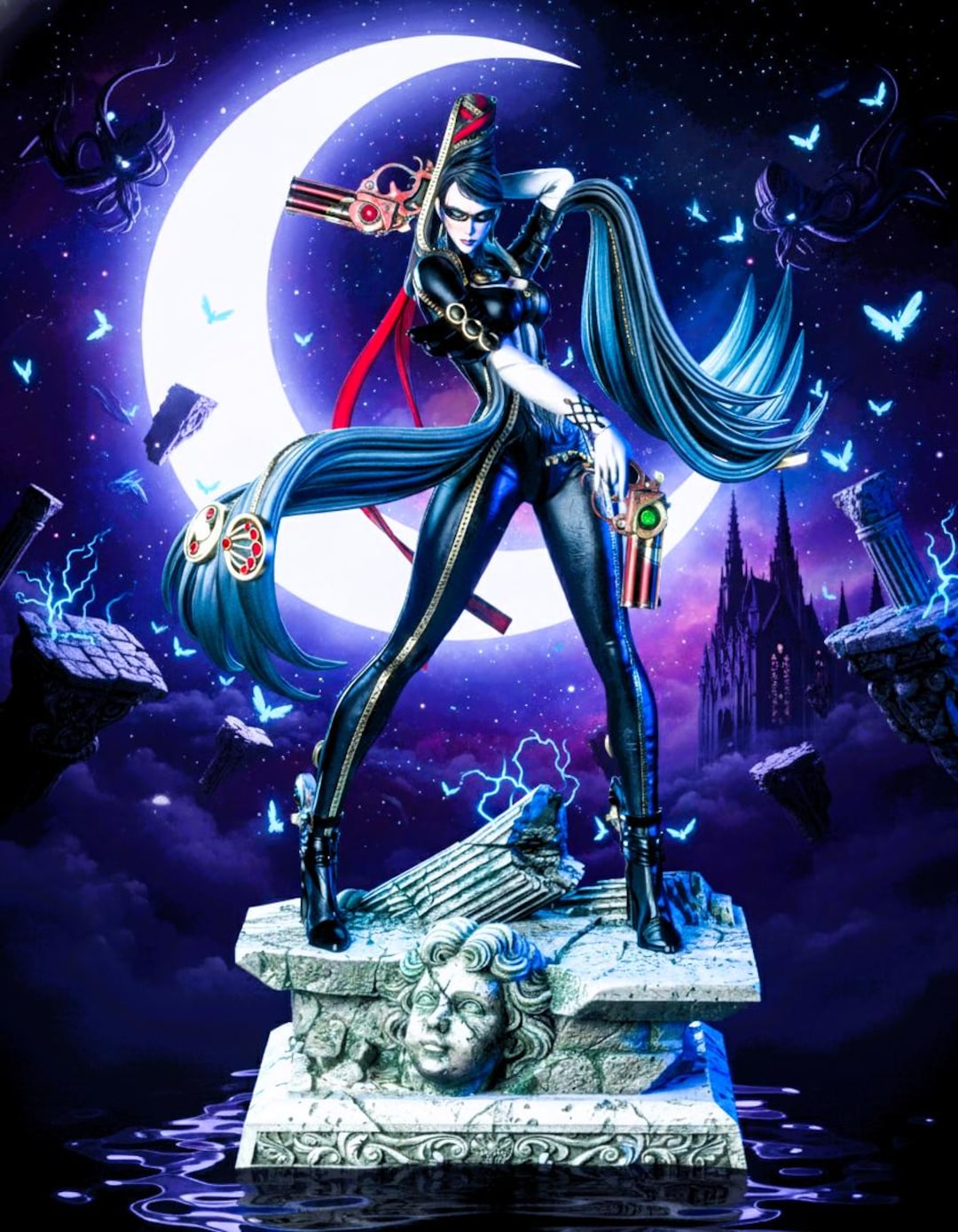 Bayonetta 3D STL File Fanart Print - Etsy