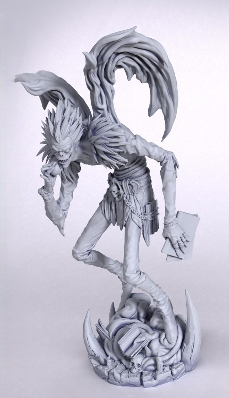 3D STL File Ryuk Death Note Fanart Print - Etsy