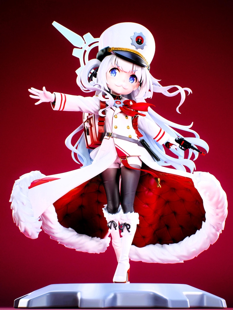 3D STL File Renkawa Cherino Blue Archive Fanart Print - Etsy