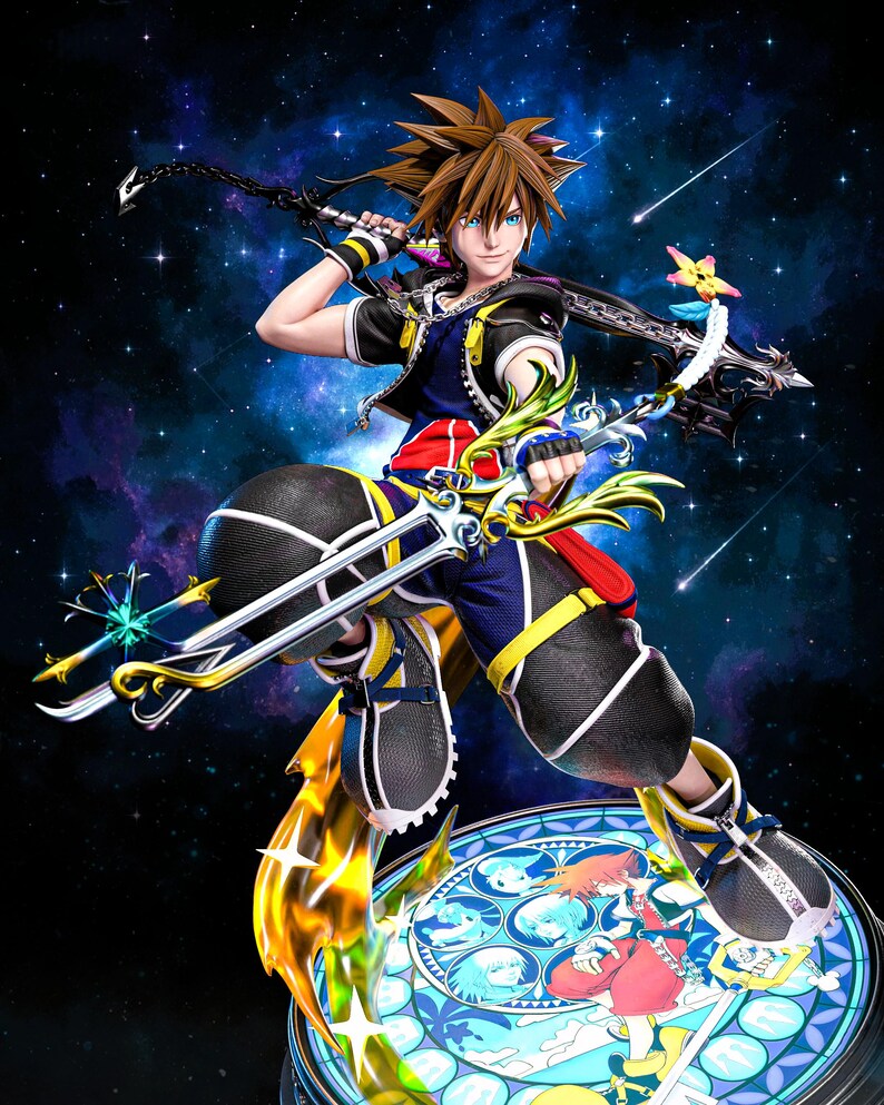 STL File and Sora Bust 3D Print Anime - Digital Download - Etsy