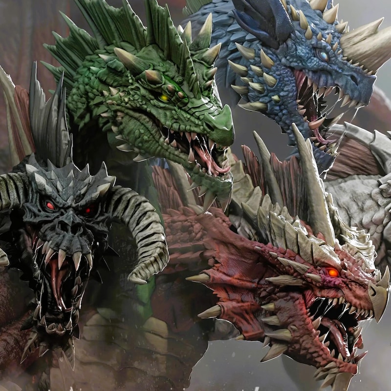 Tiamat Miniature - Etsy