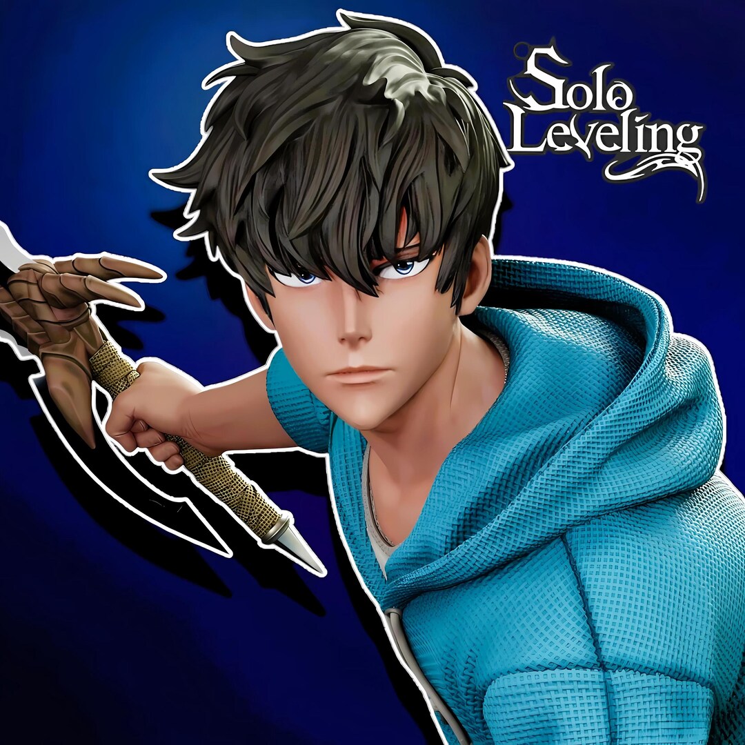 3D STL Figure to Print Sung Jin Woo Solo Leveling | Premium Anime Geek ...