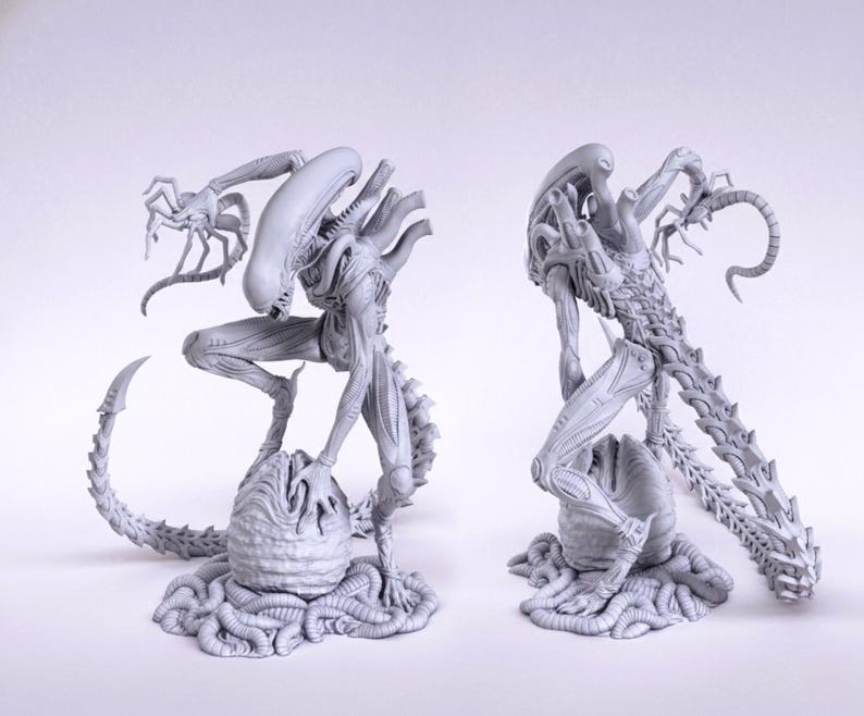 Alien Xenomorph 3D Printing Anime STL File - Digital Download - Etsy UK