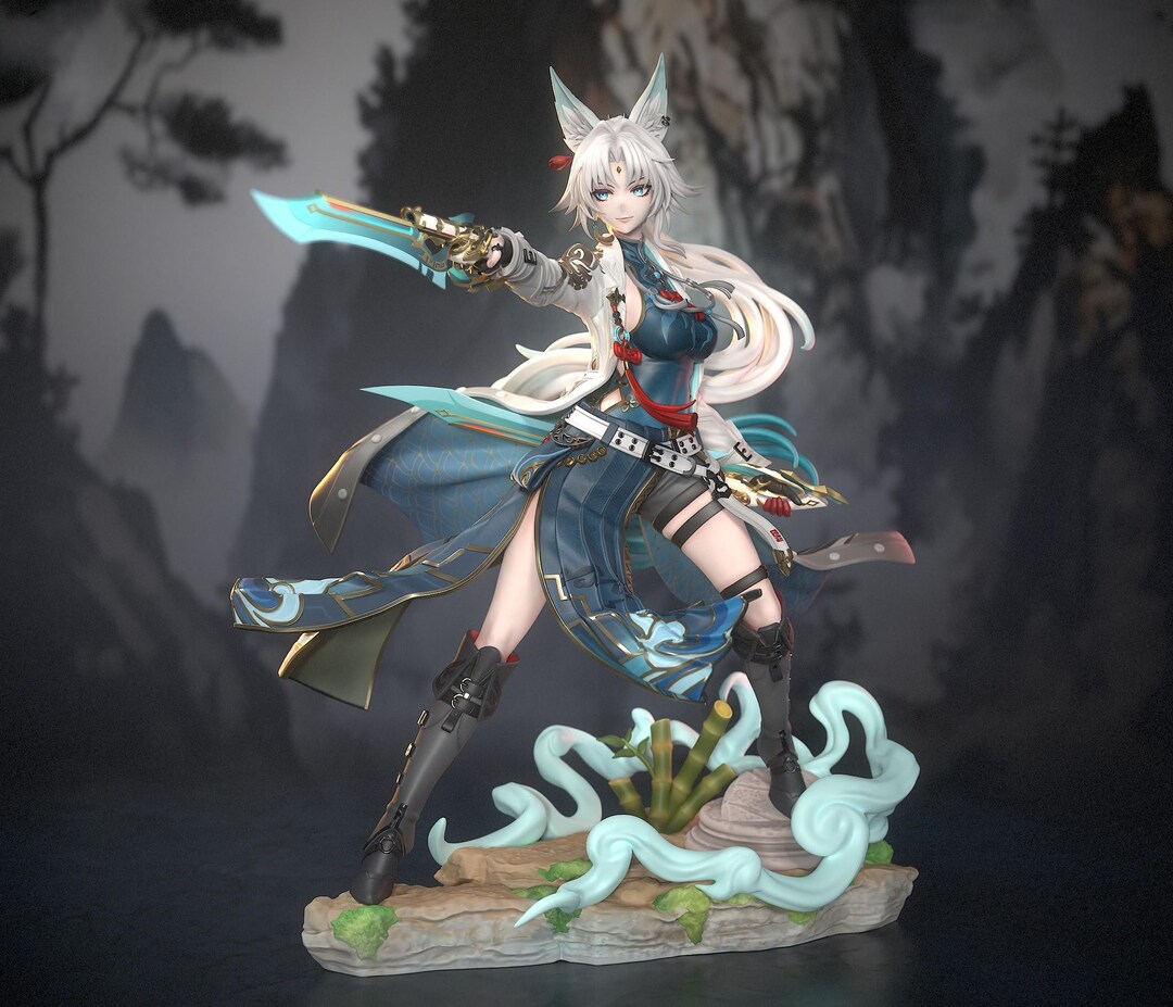 Diorama Feixiao Genshin Garage Kit Garage Kit Anime Figure Action ...