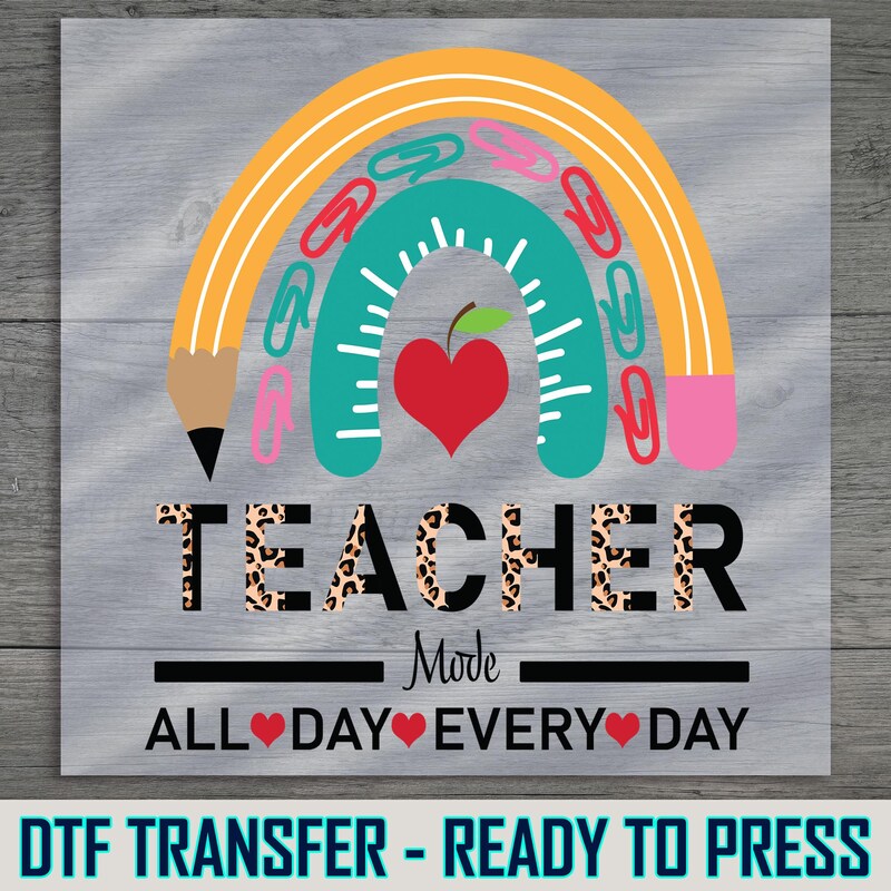 Teacher Iron On - Etsy