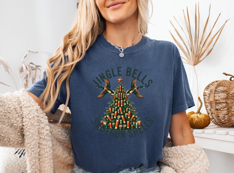 Jingle Bells Shotgun Shells Christmas Tree DTF Transfer - Etsy
