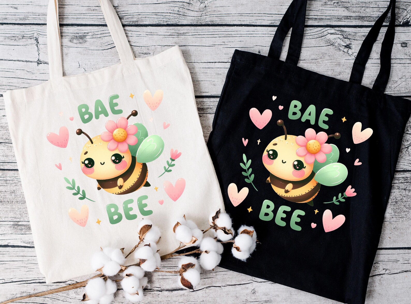 Bae Bee DTF Transfer, Cute Flower Bee Design, DIY Baby Apparel - Etsy