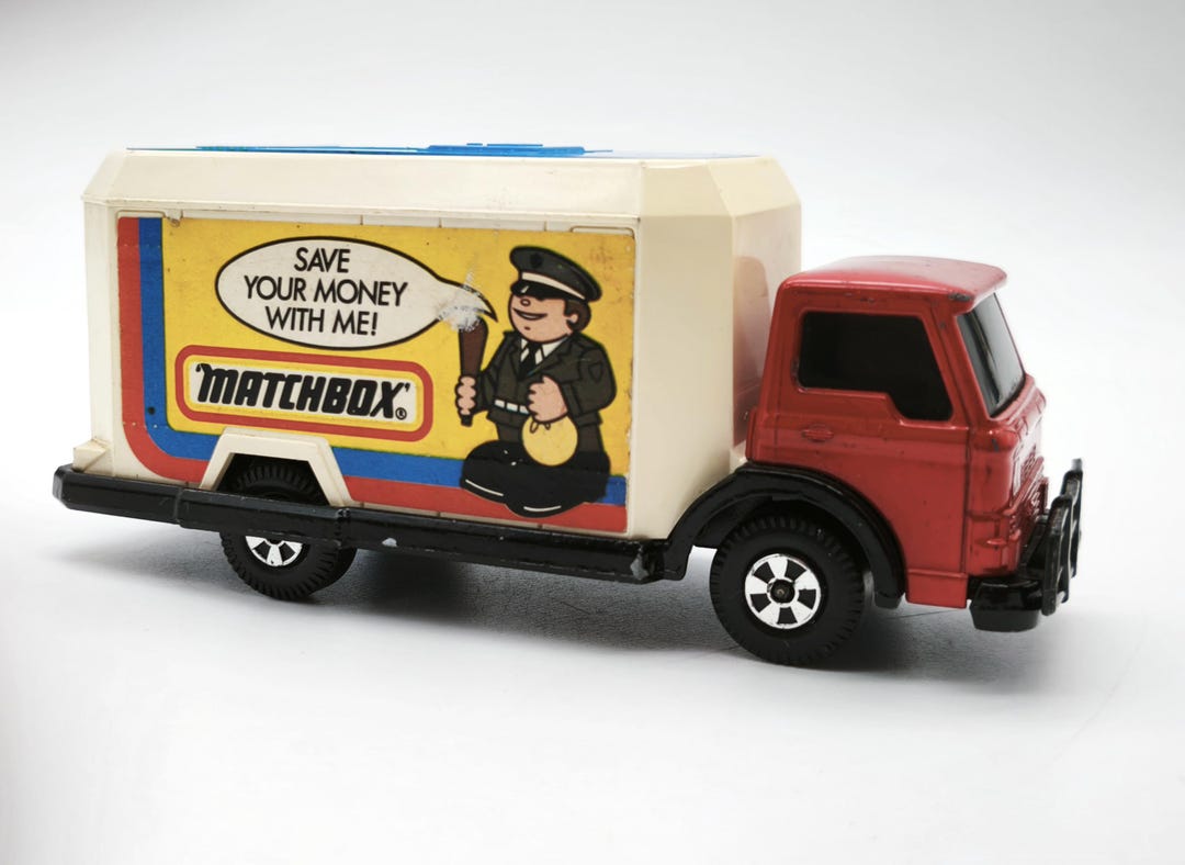Vintage Matchbox Security Truck, Super Kings K-19 Ford D Series Truck ...