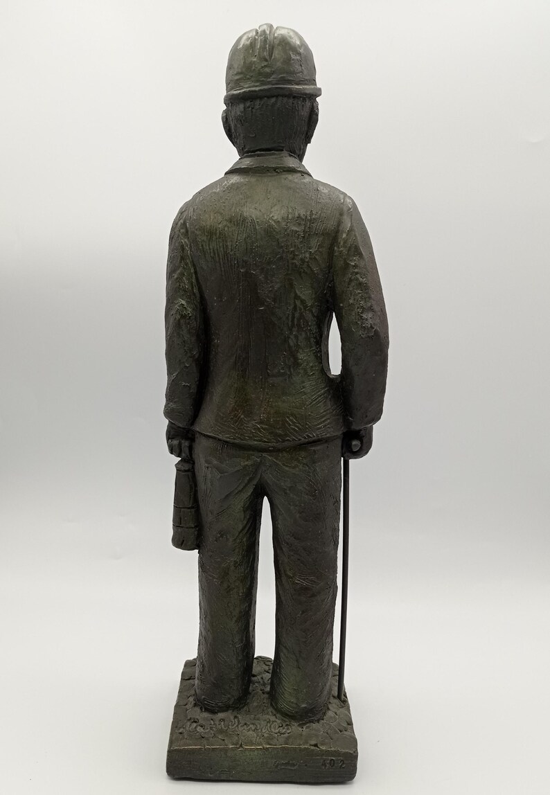 Vintage Mat Wanders Miner Statuette, Collectable Coal Miner Figurine by ...