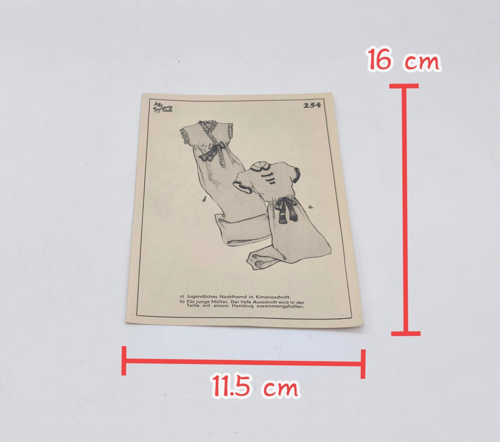 Vintage German Sewing Pattern Kit, ABC Schnitt System Ramsauer, 1940s ...