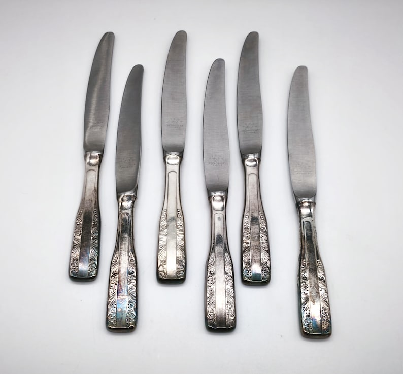 Vintage Hefra Poland Silver Plated Cutlery Set, 24 Piece Ornate ...