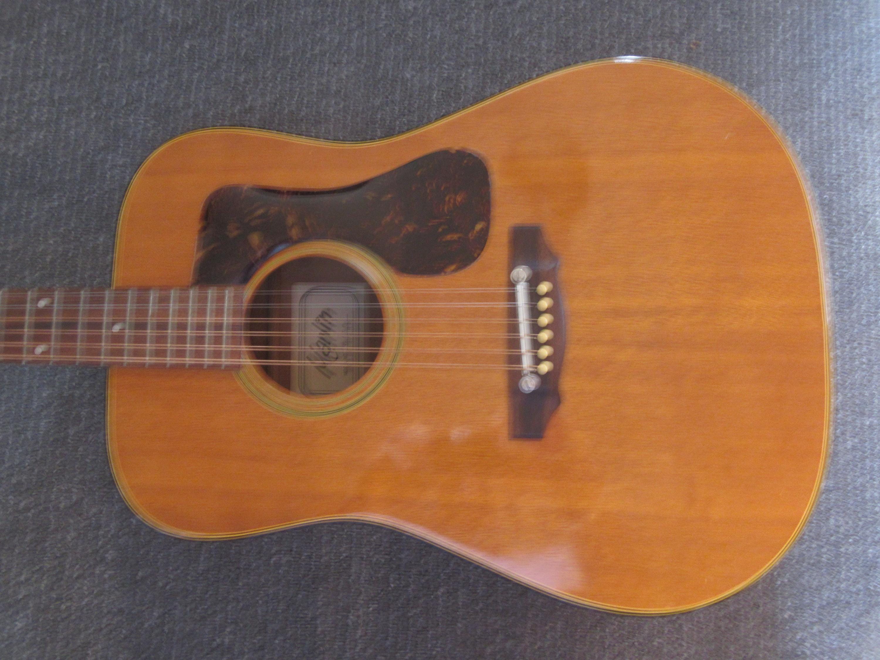 Rare Vintage Marlin M 450 Acoustic Guitar With Hard Case - Etsy