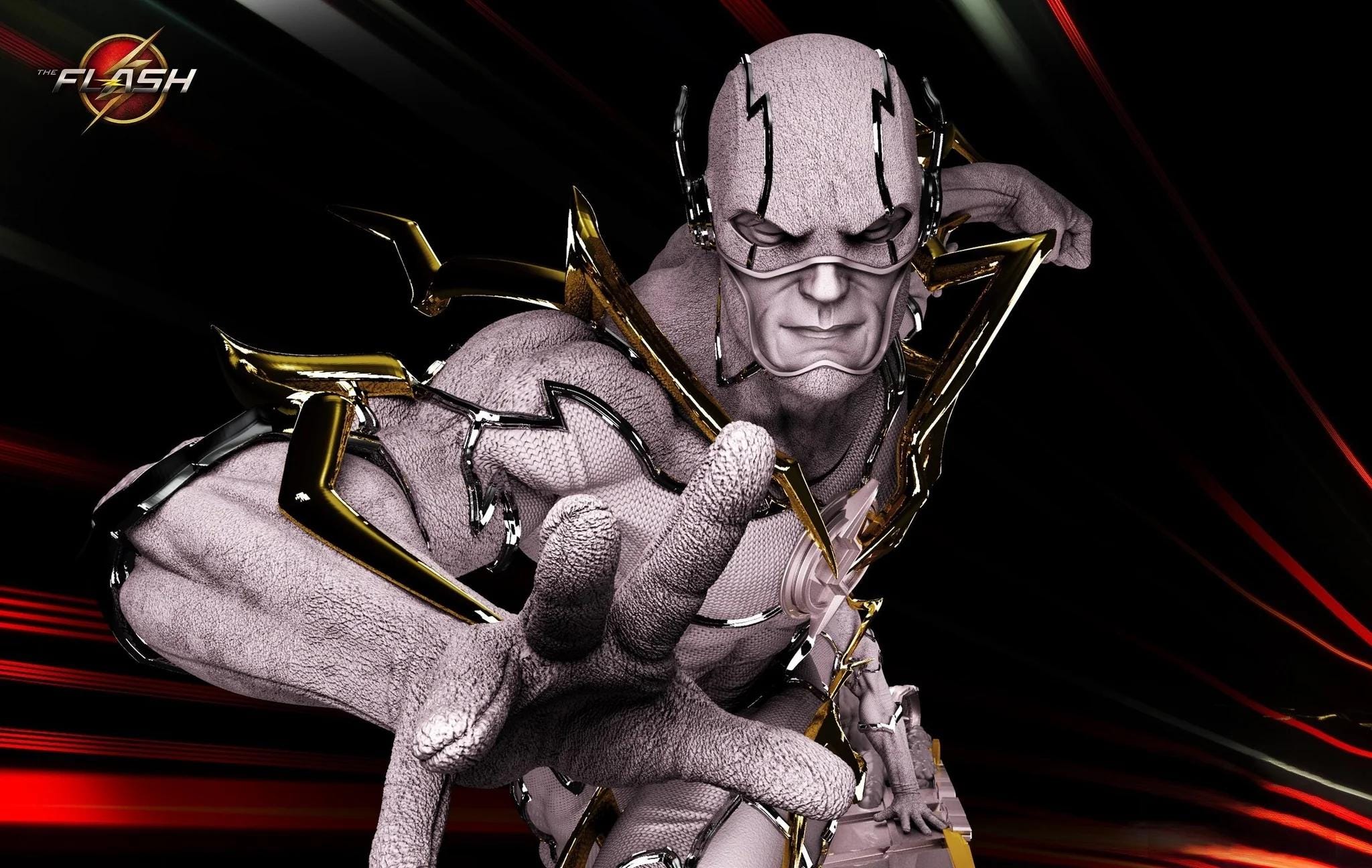 The Flash STL Model Speed Force in Stunning Detail - Etsy