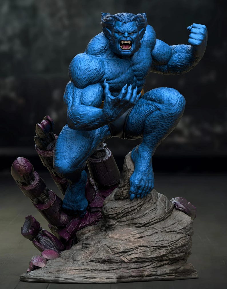 Unleash the Primal Power: Beast STL Model From X-men - Etsy Australia