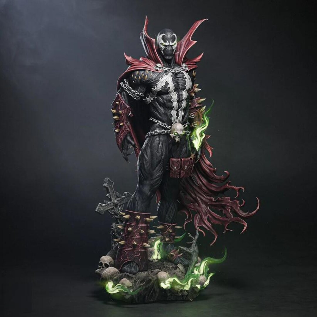 Spawn Al Simmons STL Model the Hellspawn Risess Scale1-4, 1-6 , 1-9, 1-12-presupport, 1-12 Uncut ...