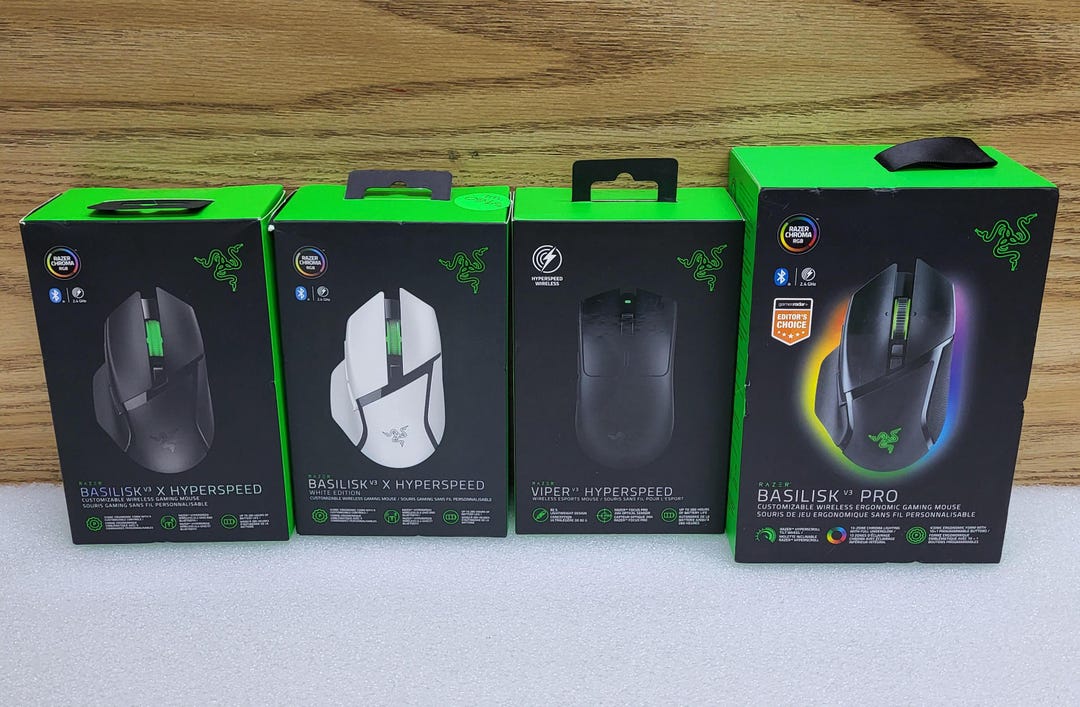 Razer Basilisk V3 X Hyperspeed , Viper V3 & Basilisk V3 Pro Gaming ...
