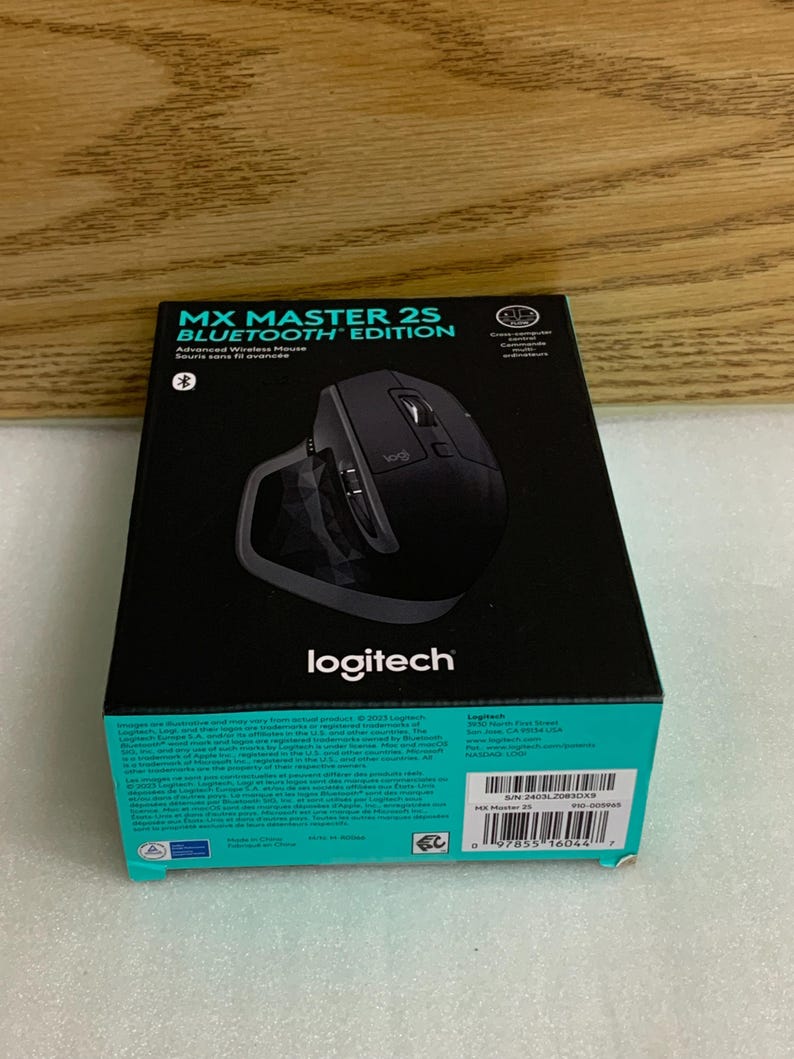 Logitech MX Master 2S Wireless Mouse Hyper-fast Scrolling, Ergonomic ...