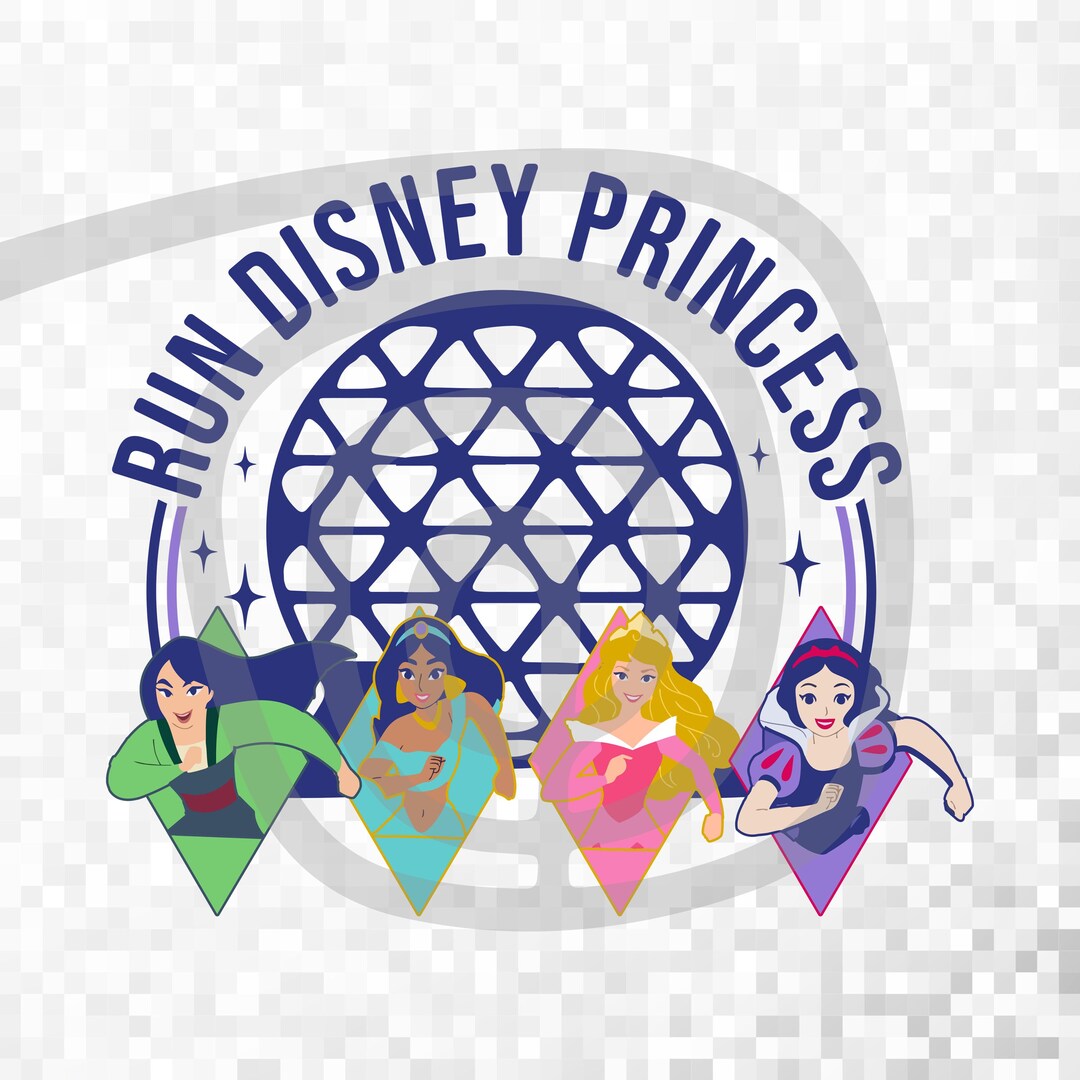 Princess Running Png, Weekend Half Marathon 2025 Png, Run Princesses ...