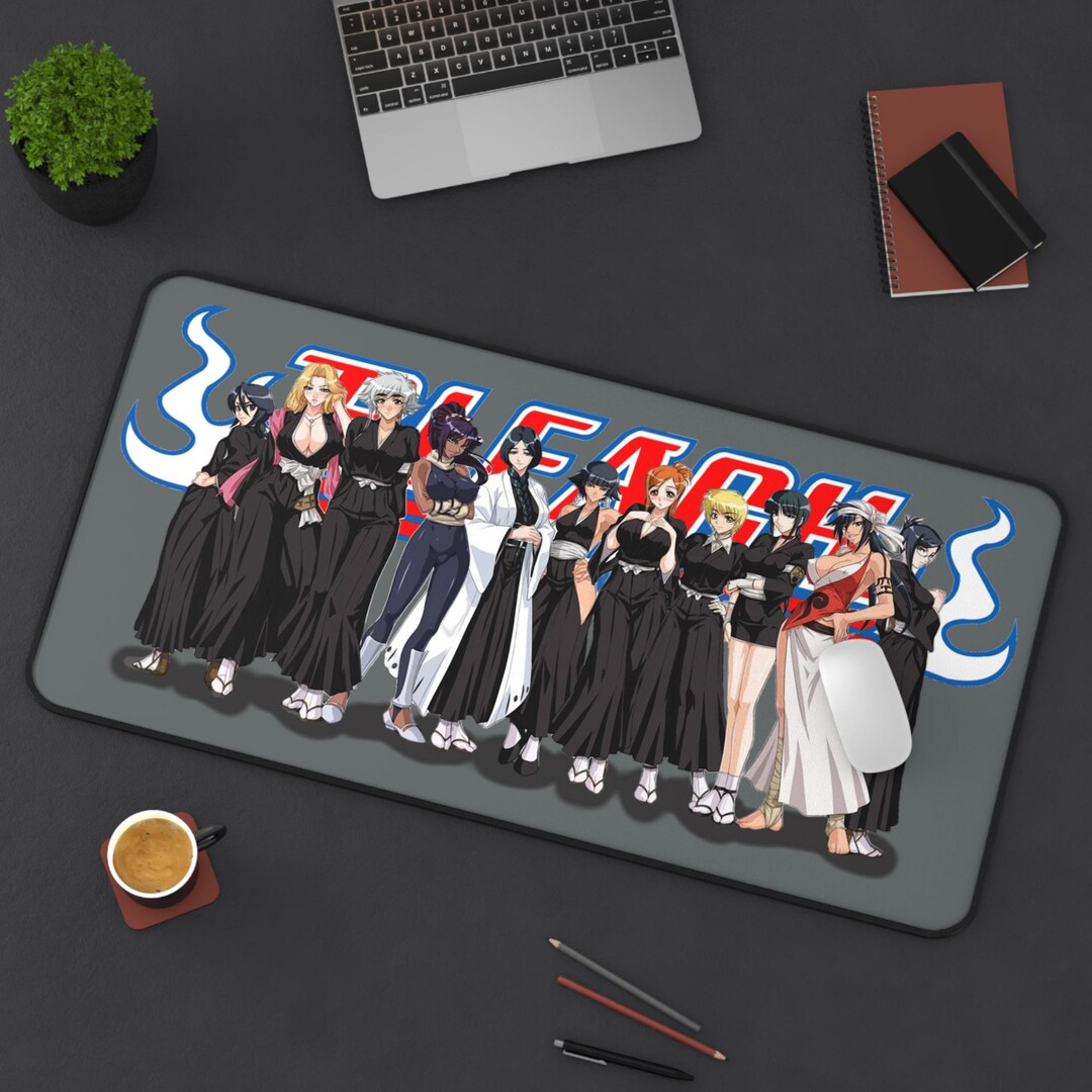 Anime Girls Desk Mat Otaku Waifu Senpai Workspace, Anti-slip Office ...