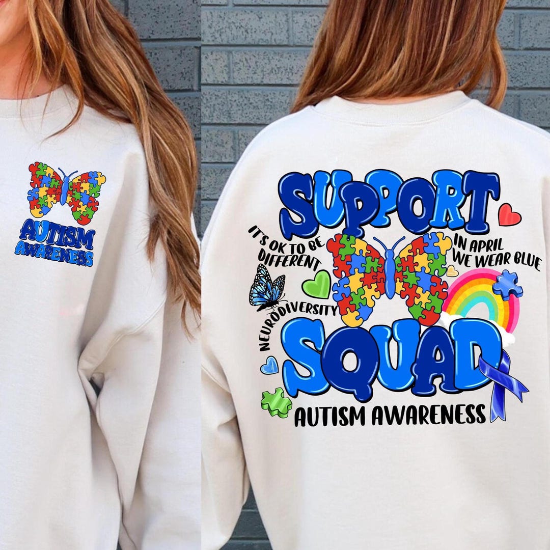 Family Autism Support Squad Png, Autism Awareness Png, Autism Teacher ...