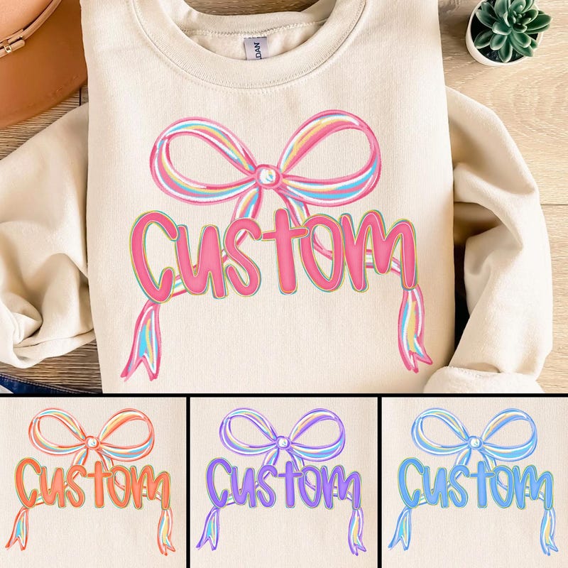 Pink Bow Preppy Wall Art - Etsy