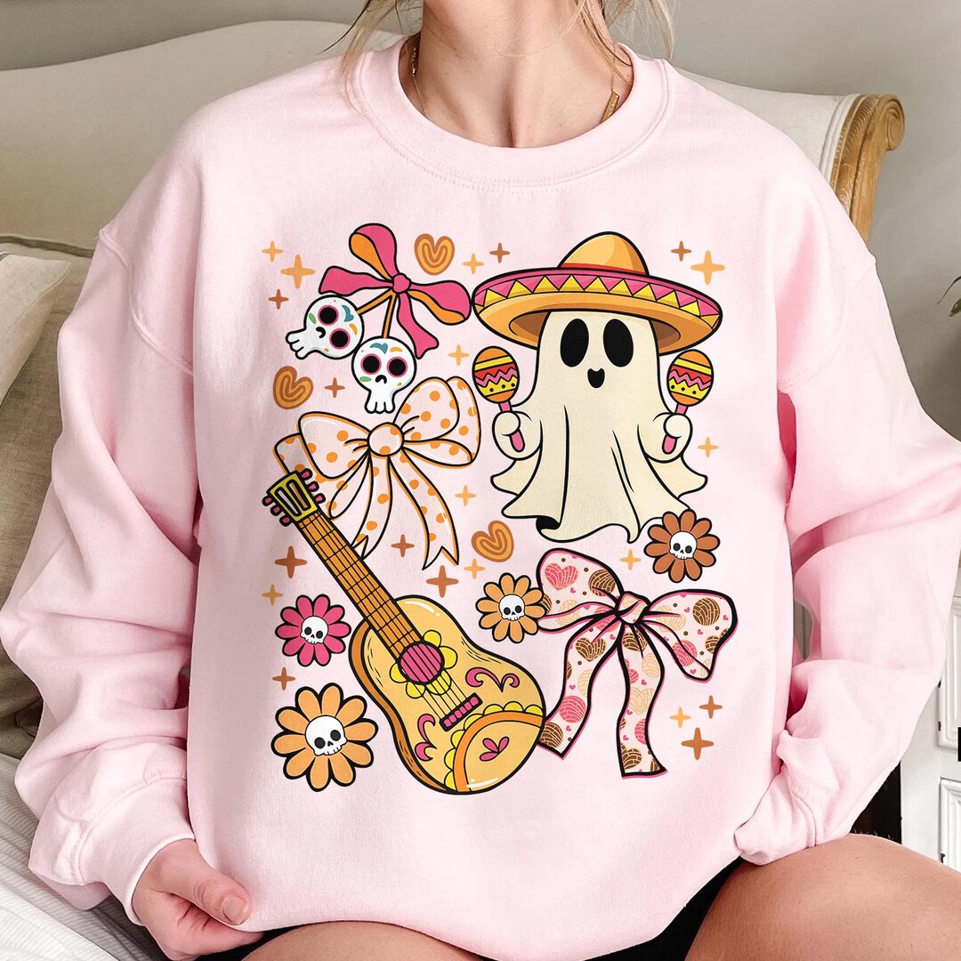 Spooky Mexican Conchas Ghost PNG, Espooky Vibes Halloween, Cute Pan ...