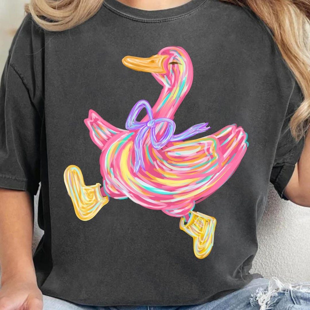Preppy Goose Brushstroke Png, Mama Goose, Silly Goose on the Loose ...