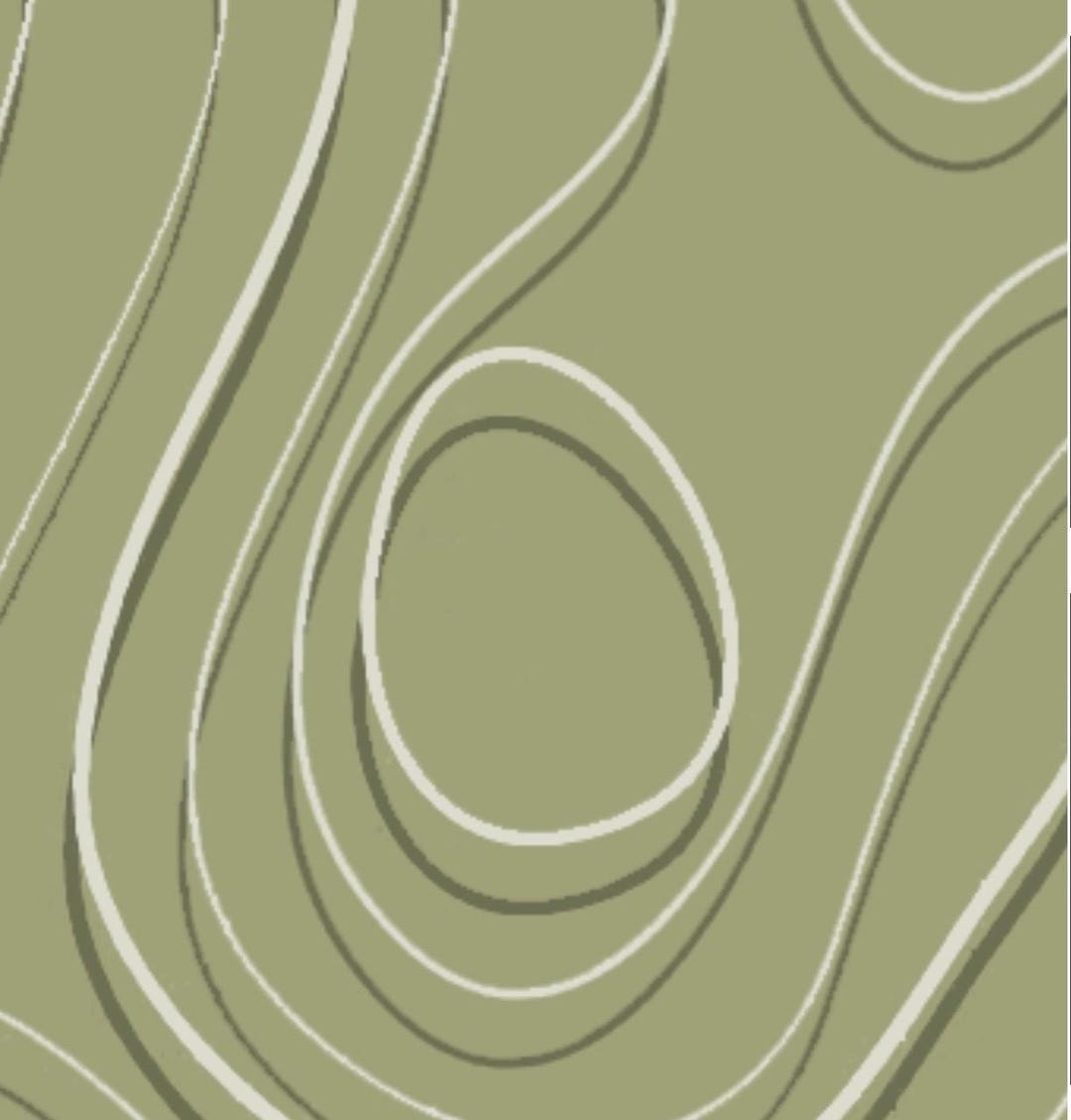 Topographic Level Lines Wallpaper. Arid Color With Shading. Background ...