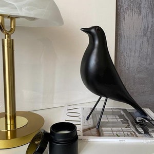 Modern Bird Figurine Bird House Decoration Sleek Bird Sculpture Unique ...