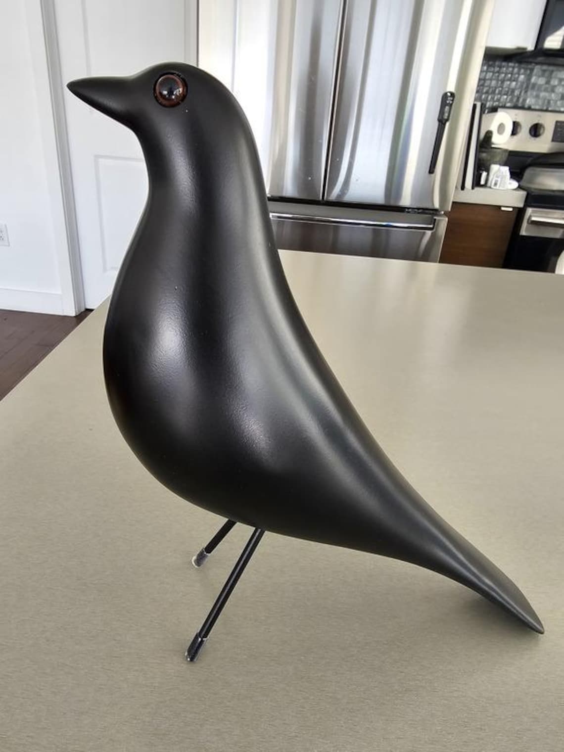 Modern Bird Figurine Bird House Decoration Sleek Bird Sculpture Unique ...