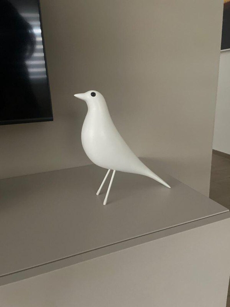 Modern Bird Figurine Bird House Decoration Sleek Bird Sculpture Unique ...