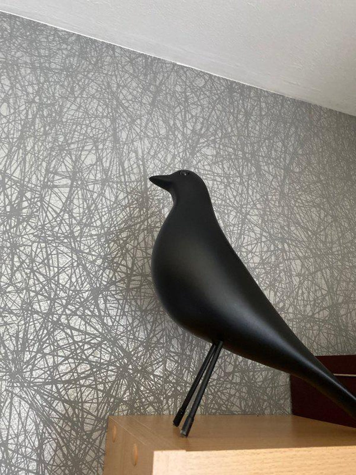 Modern Bird Figurine Bird House Decoration Sleek Bird Sculpture Unique ...