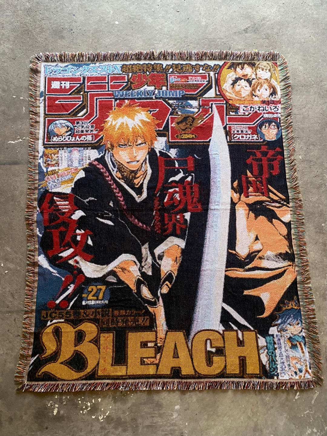 Bleach Custom Blanket Woven Tapestry | Personalized Wall Art | Unique ...
