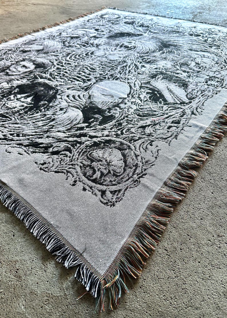 Attack on Titan Woven Tapestry Blanket | Dark Anime Wall Art | Manga ...