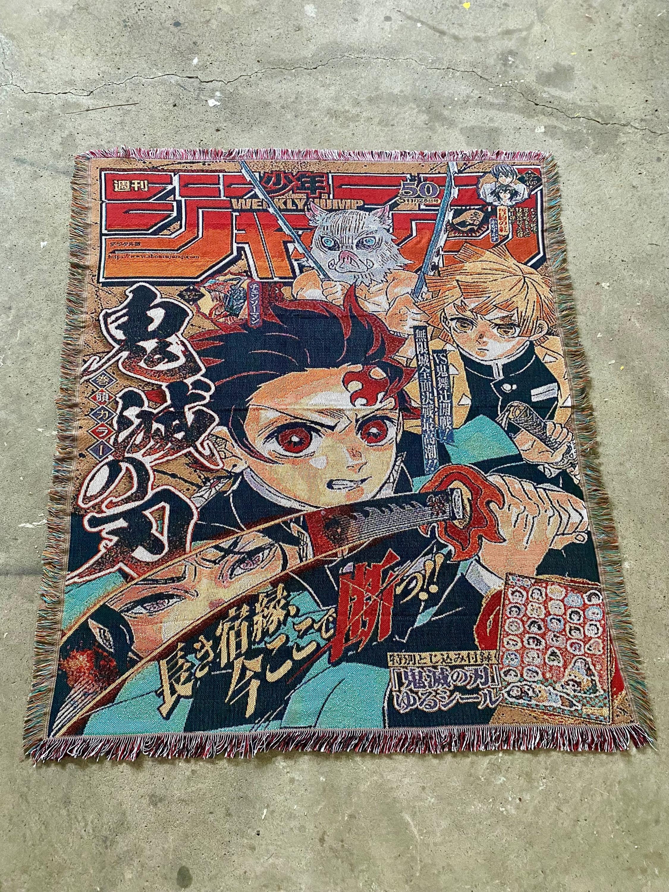 Demon Slayer Custom Woven Tapestry | Unique Handmade Wall Art Decor ...