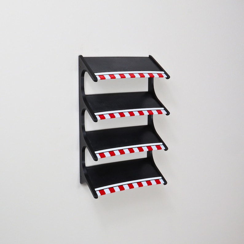 Formula 1 Race Car Display Shelf – Wall-mount Rack Holds Four 1:43 ...