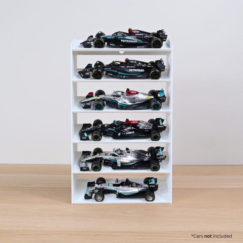 Formula 1 Race Car Display Stand – 1:43 Scale Diecast Model Shelf - Etsy