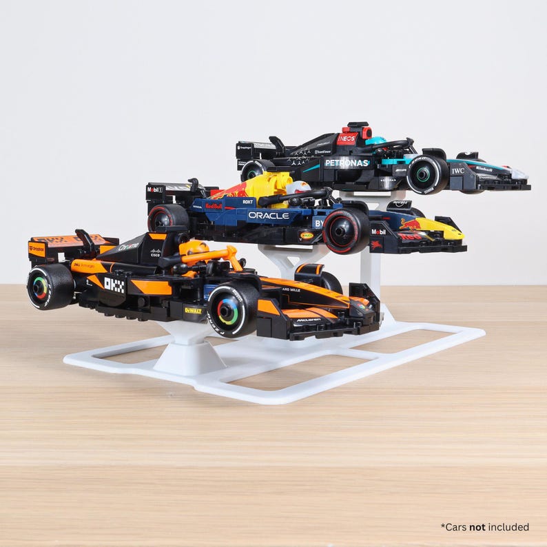 LEGO Speed Champions Display Stand – 3 Car F1 Rack - Etsy