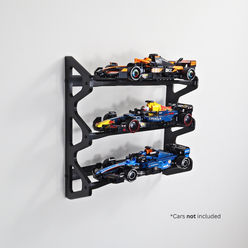 LEGO Speed Champions Wall Shelf – Formula 1 Car Display, 3-car Rack - Etsy