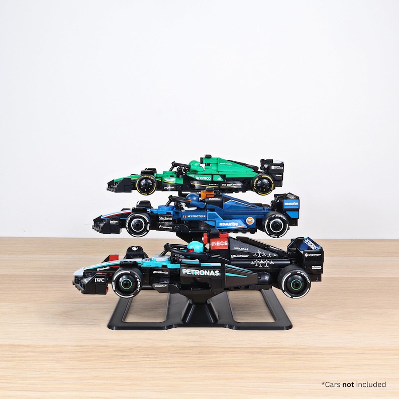 LEGO Speed Champions Display Stand – 3 Car F1 Rack - Etsy