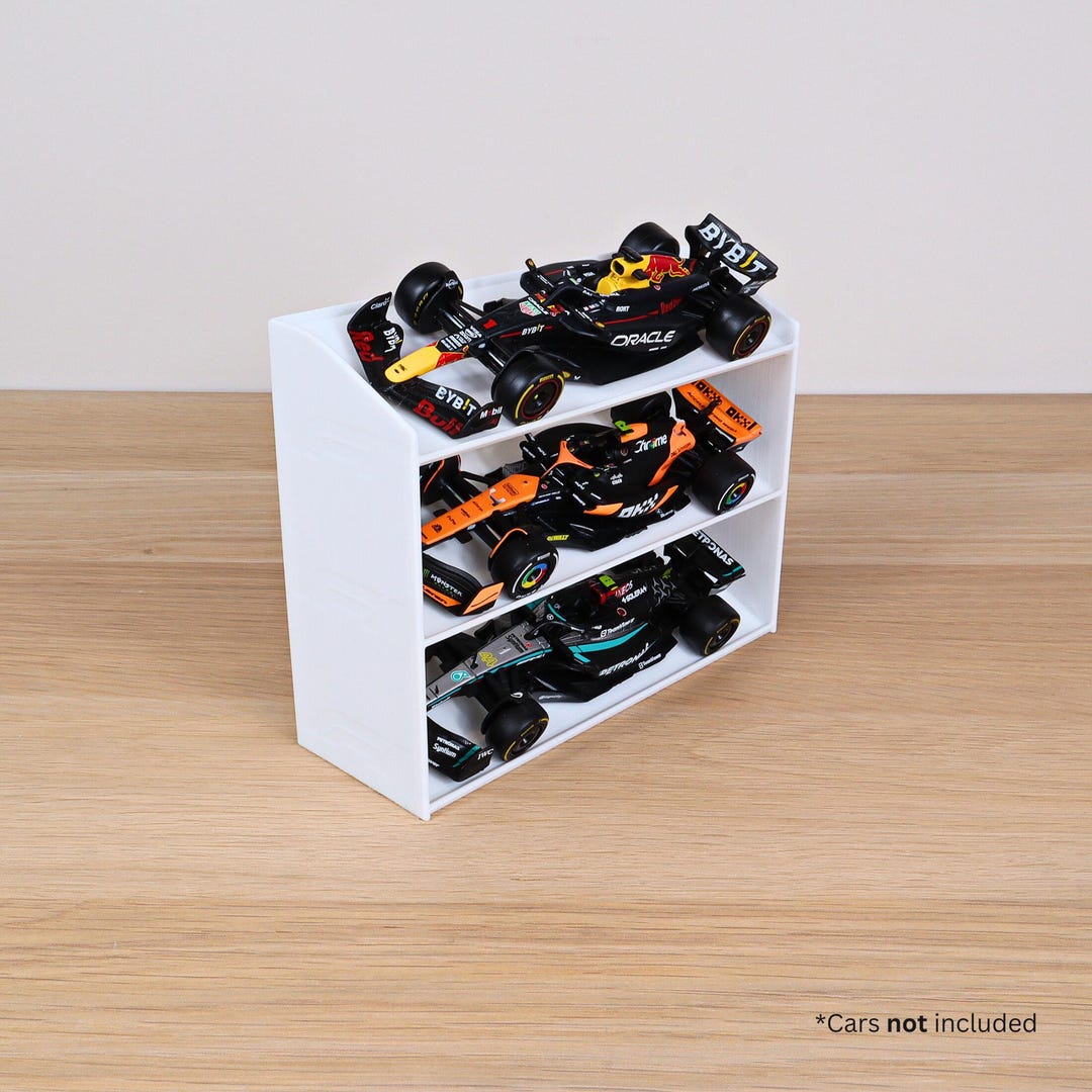 Formula 1 Race Car Display Stand for 1:43 Scale Bburago Diecast Models ...