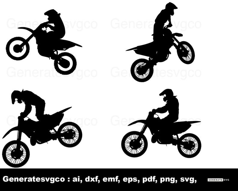 Motocross Brands SVG DXF Png Eps Logo Pack MX Sponsors Supercross Moto ...