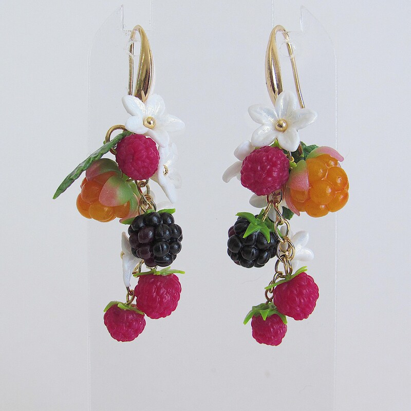 Blackberry Earrings - Etsy