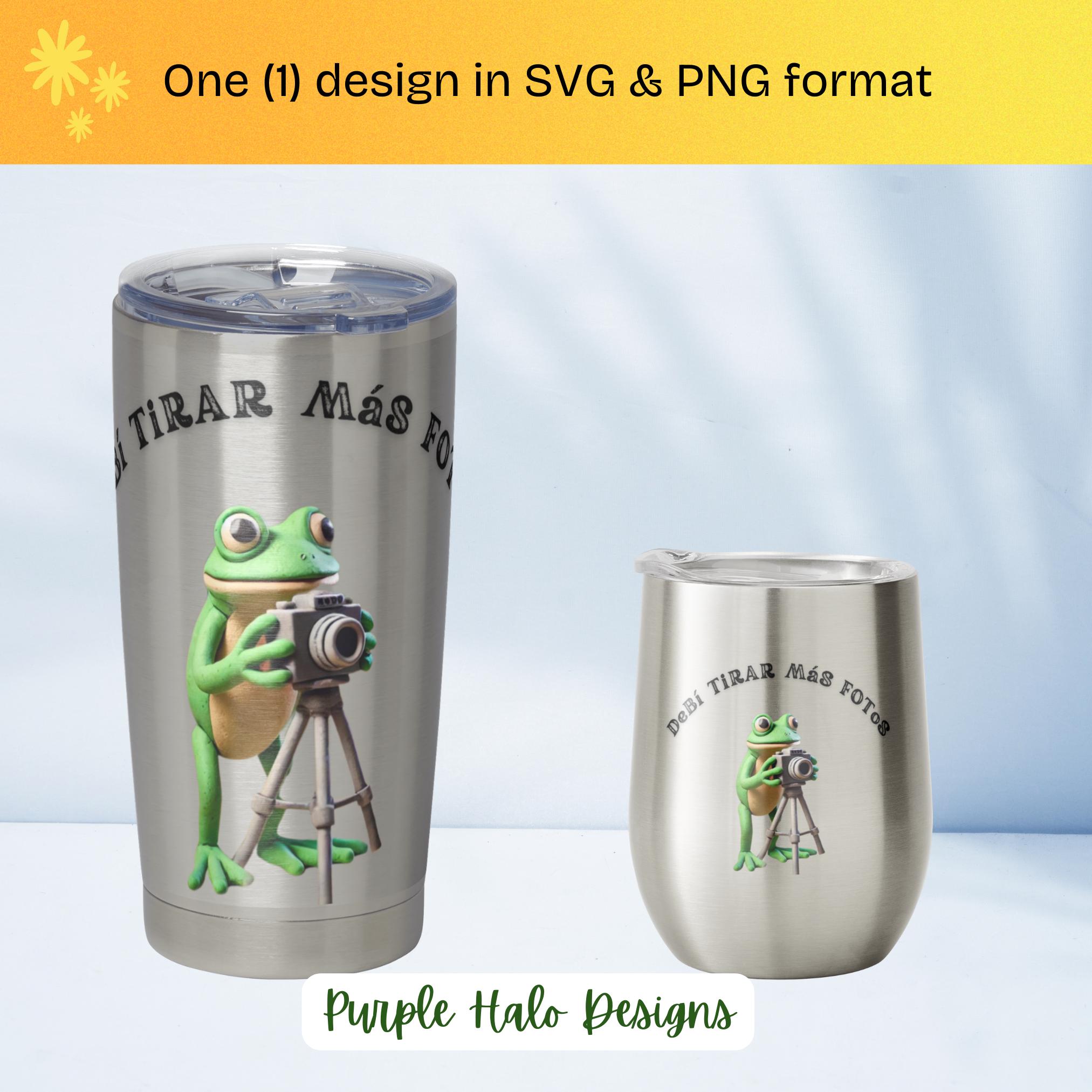 Bad Bunny Inspired Concho Frog PNG SVG, Debí Tirar Más Fotos Digital ...