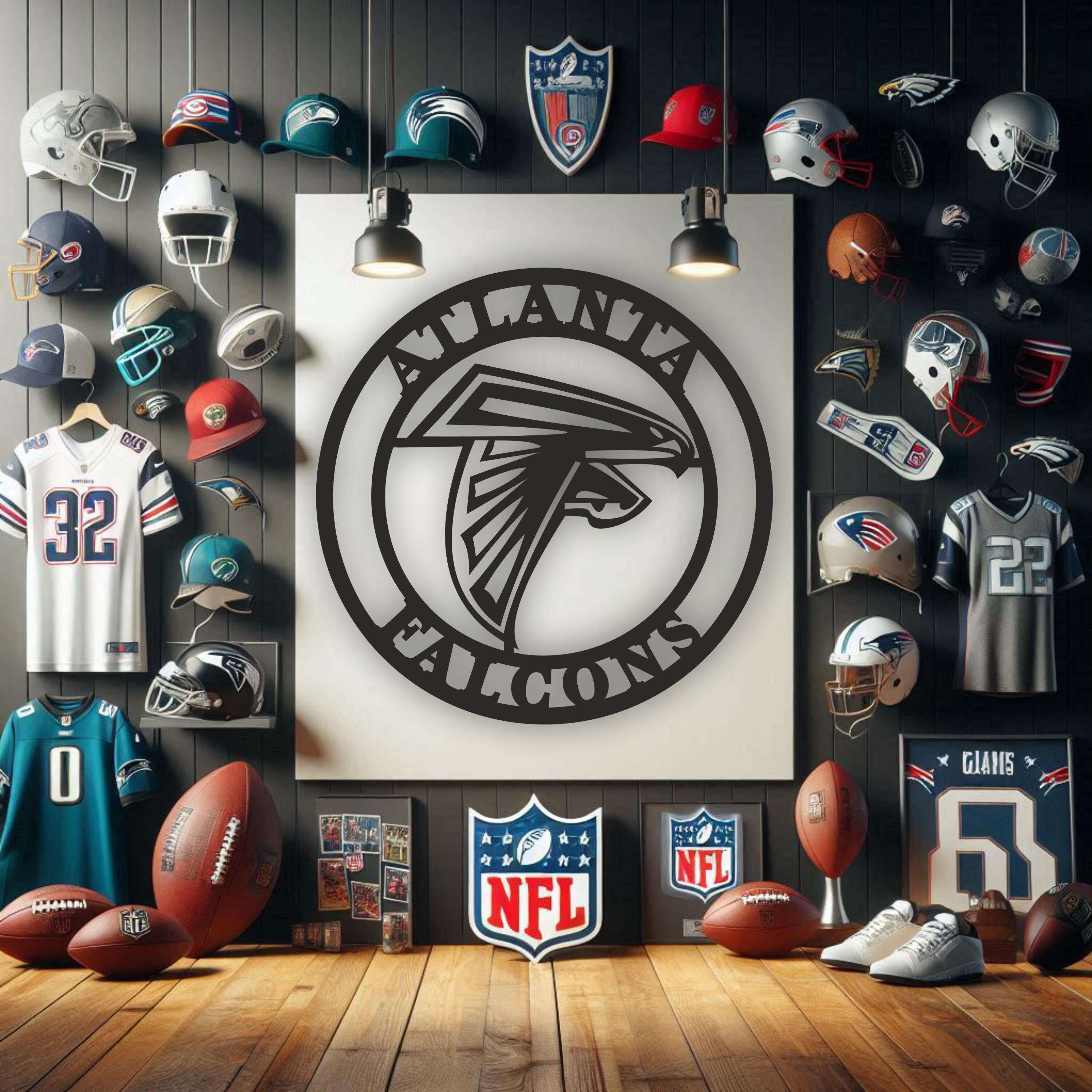 Metal Atlanta Falcons Wall Decor - Etsy