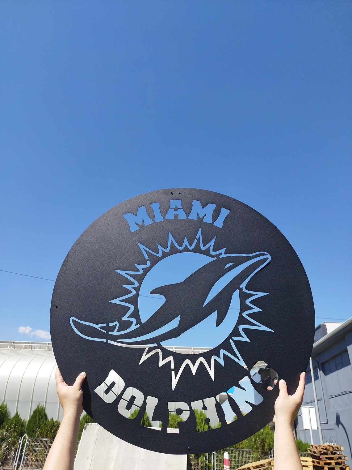 Metal Miami Dolphins Wall Decor - Etsy