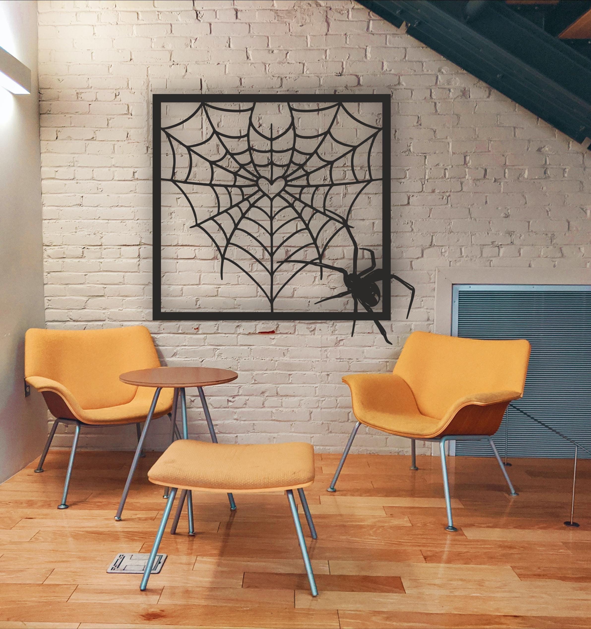 Metal Spider Wall Art , Metal Spider Wall Decor , Birthday Gift ...