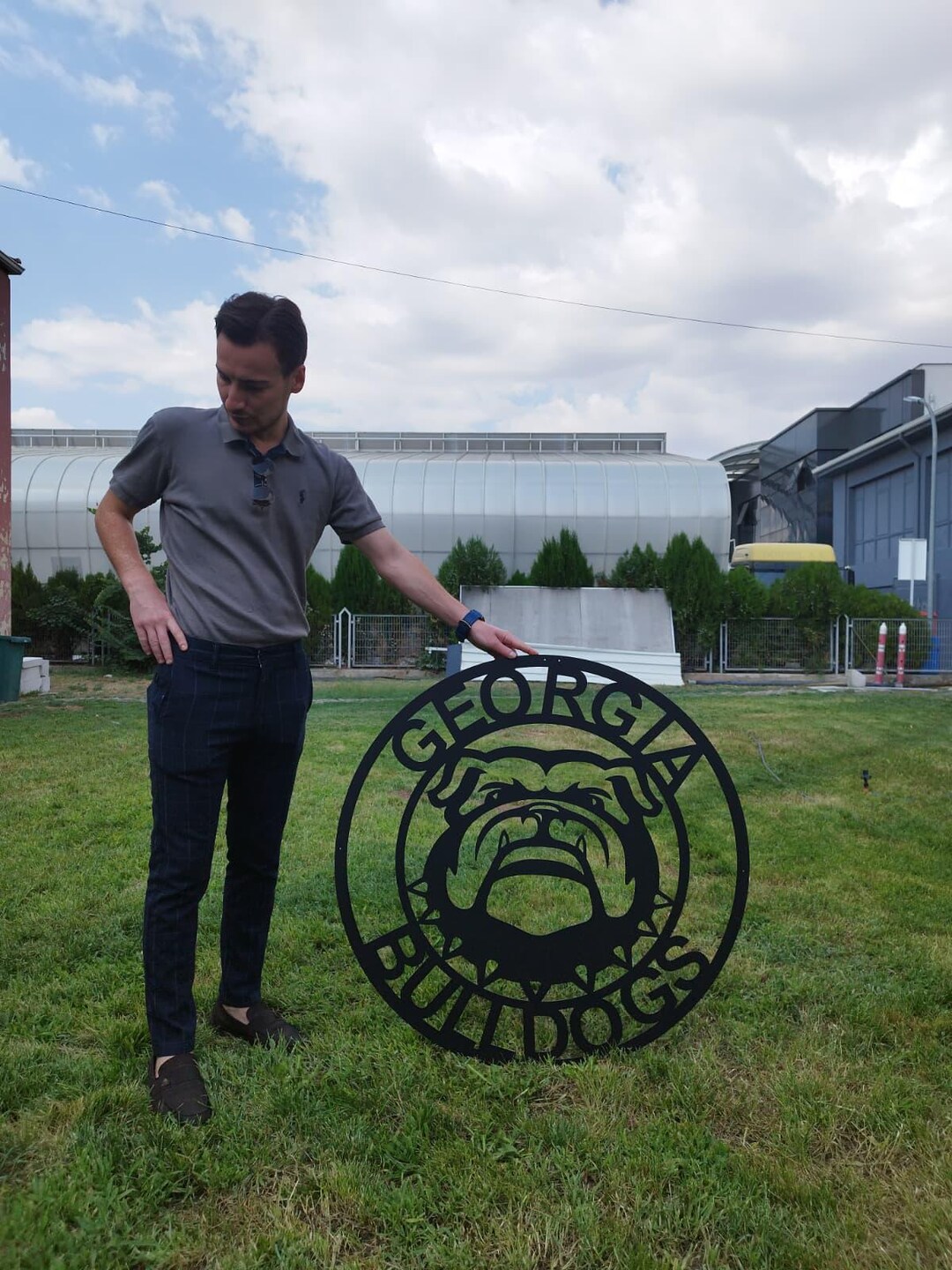 Metal Georgia Bulldogs Wall Decor - Etsy