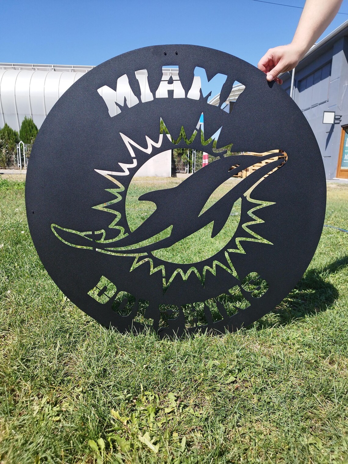 Metal Miami Dolphins Wall Decor - Etsy