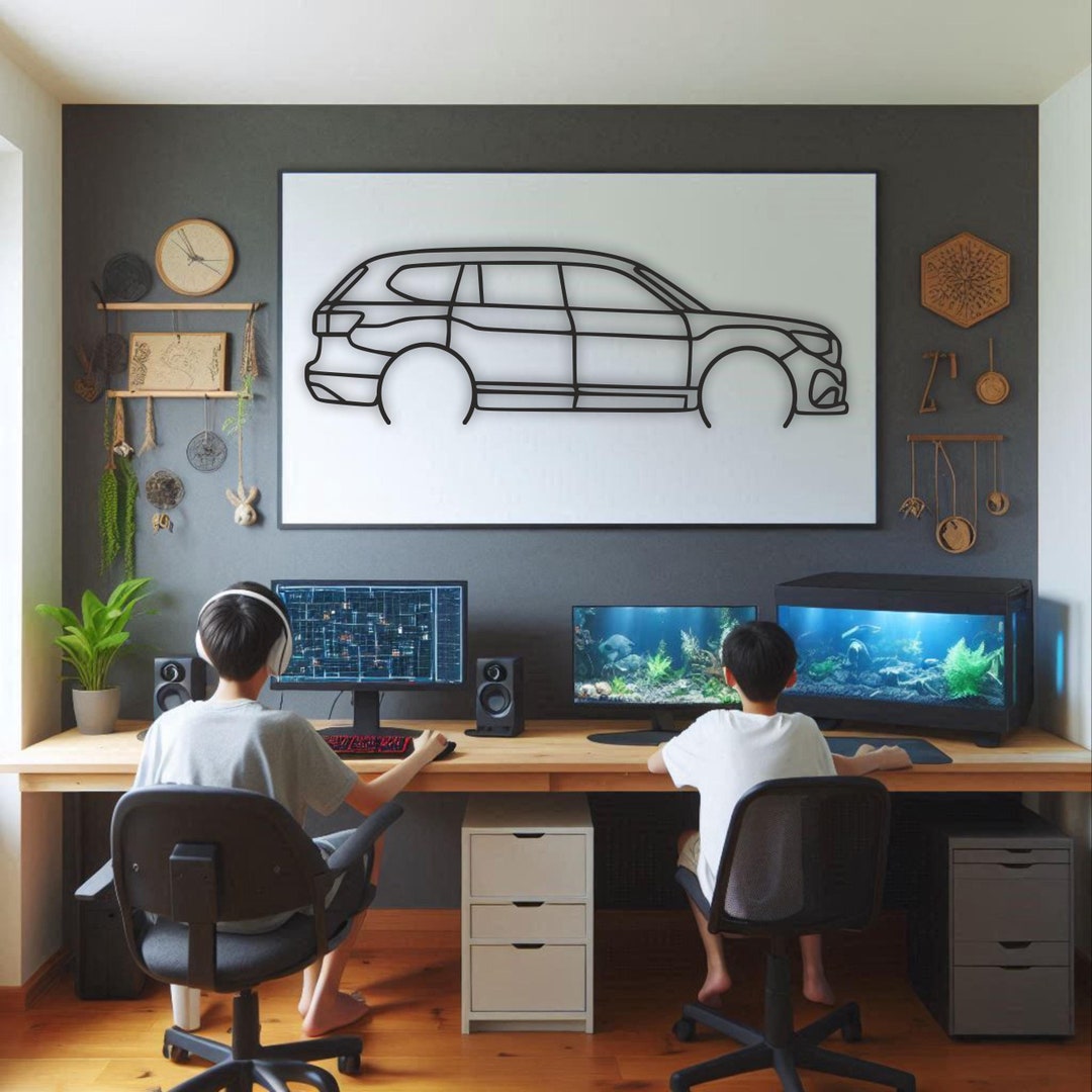 SUV Silhouette Wall Art , Metal SUV Wall Decor , Metal SUV Wall Art ...